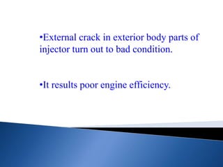 Clogged Fuel Injector | PPTX