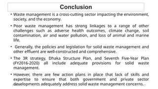 Solid Waste management Policies in Bangladesh | PPTX