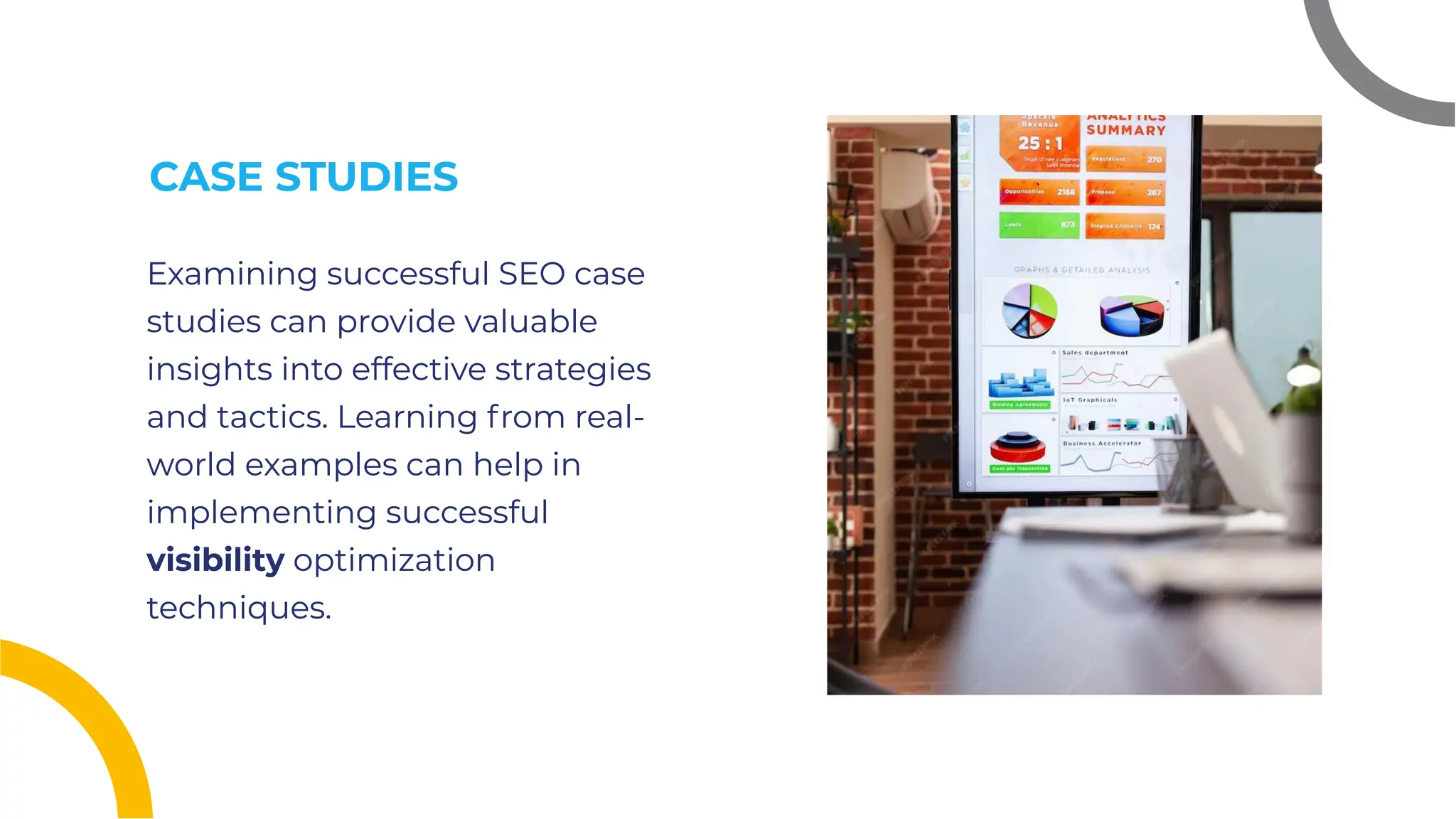 A comprehensive guide to search engine optimization | PPT