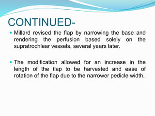 RECONSTRUCTION BY PARAMEDIAN FOREHEAD FLAP | PPTX