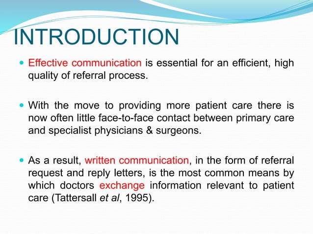 Rasel referral writing for medical purposes | PPTX | Infectious ...