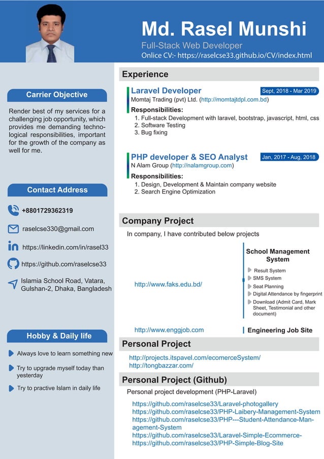 Rasel web developer | PDF