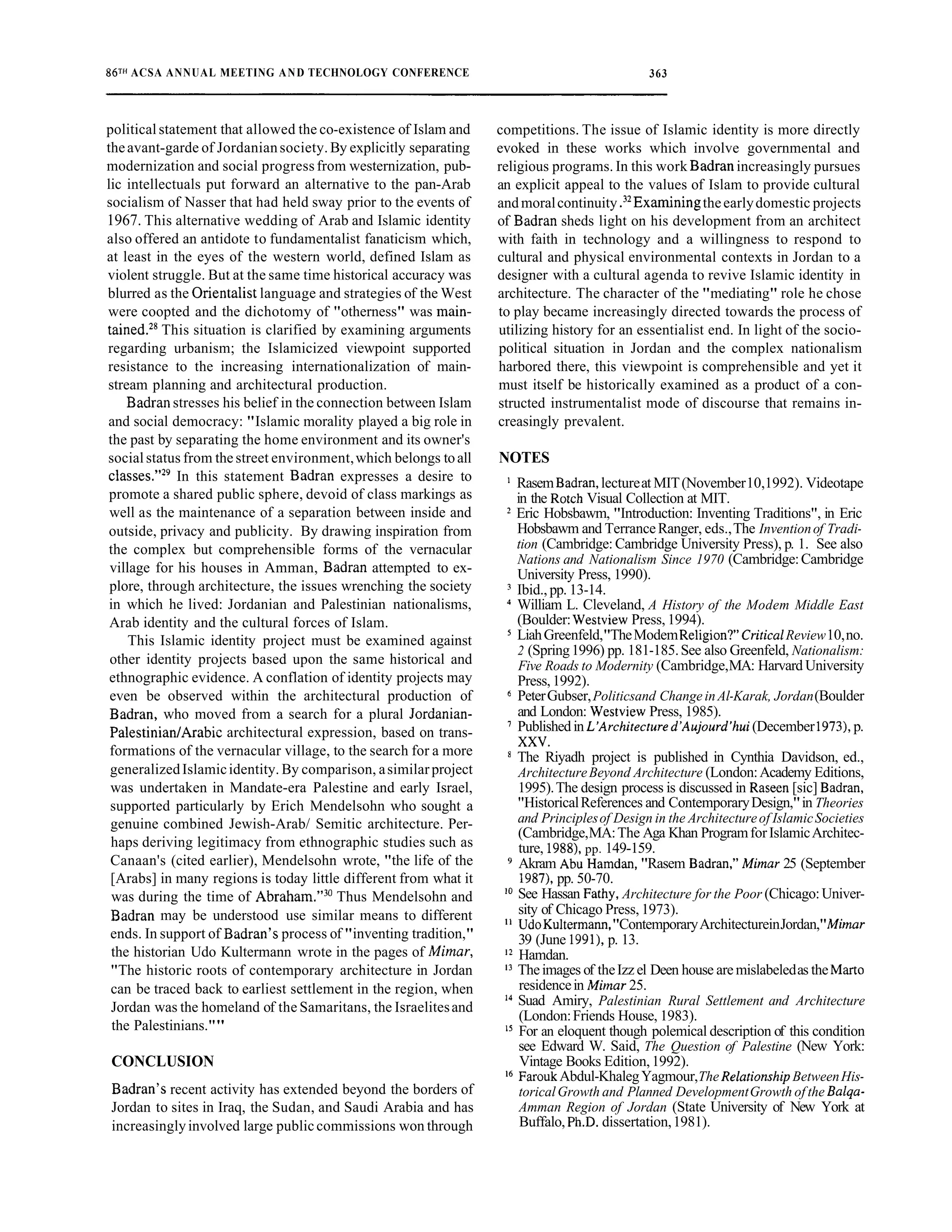 Rasem badran and the jordanian house | PDF