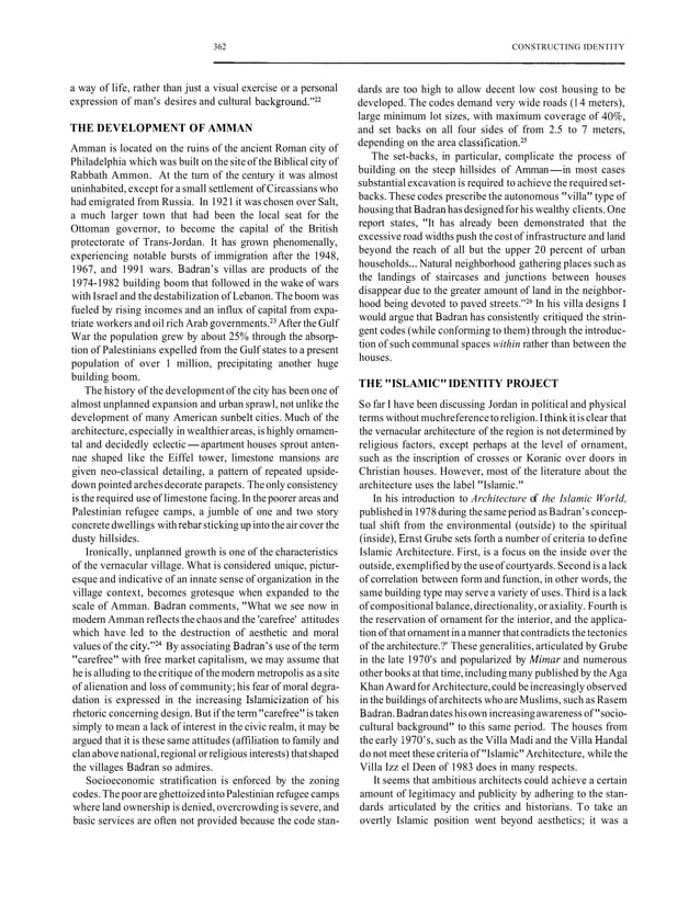 Rasem badran and the jordanian house | PDF | Islam | Religion ...
