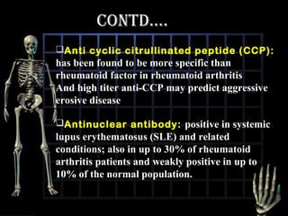 Rheumatoid arthritis diagnosis | PPT