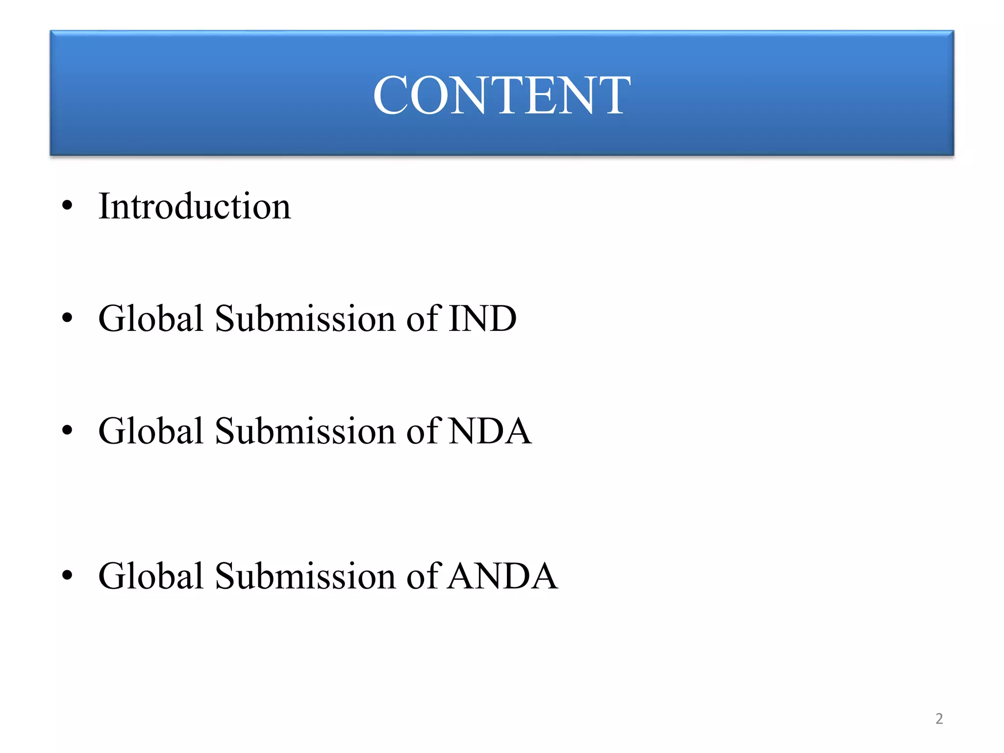 Regulatory Affairs - IND,NDA,ANDA | PPTX