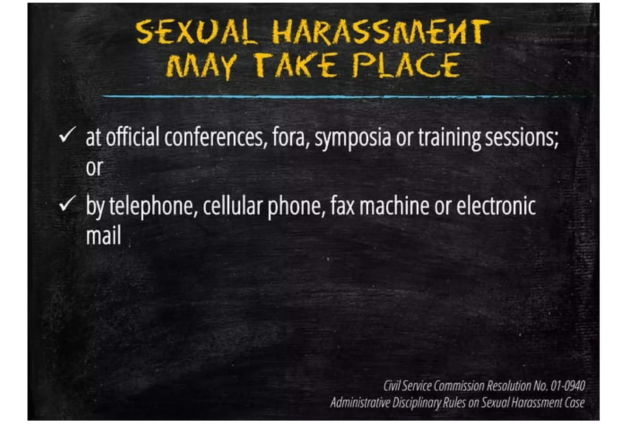 RA Sexual Harassment Act | PDF