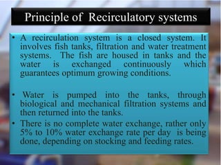 RECIRCULATORY AQUACULTURE SYSTEM | PPTX