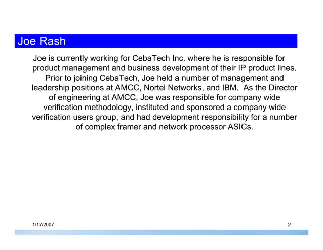 Verification Planning And Metrics To Ensure Efficient Program Execution 7424