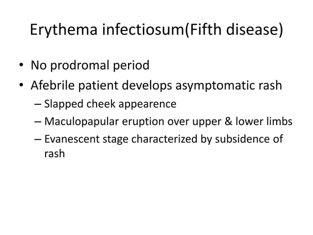 Approach to Common Pediatric Rashes .pptx | Infectious Diseases ...