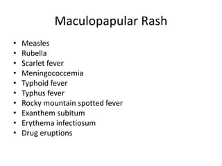 Approach to Common Pediatric Rashes .pptx