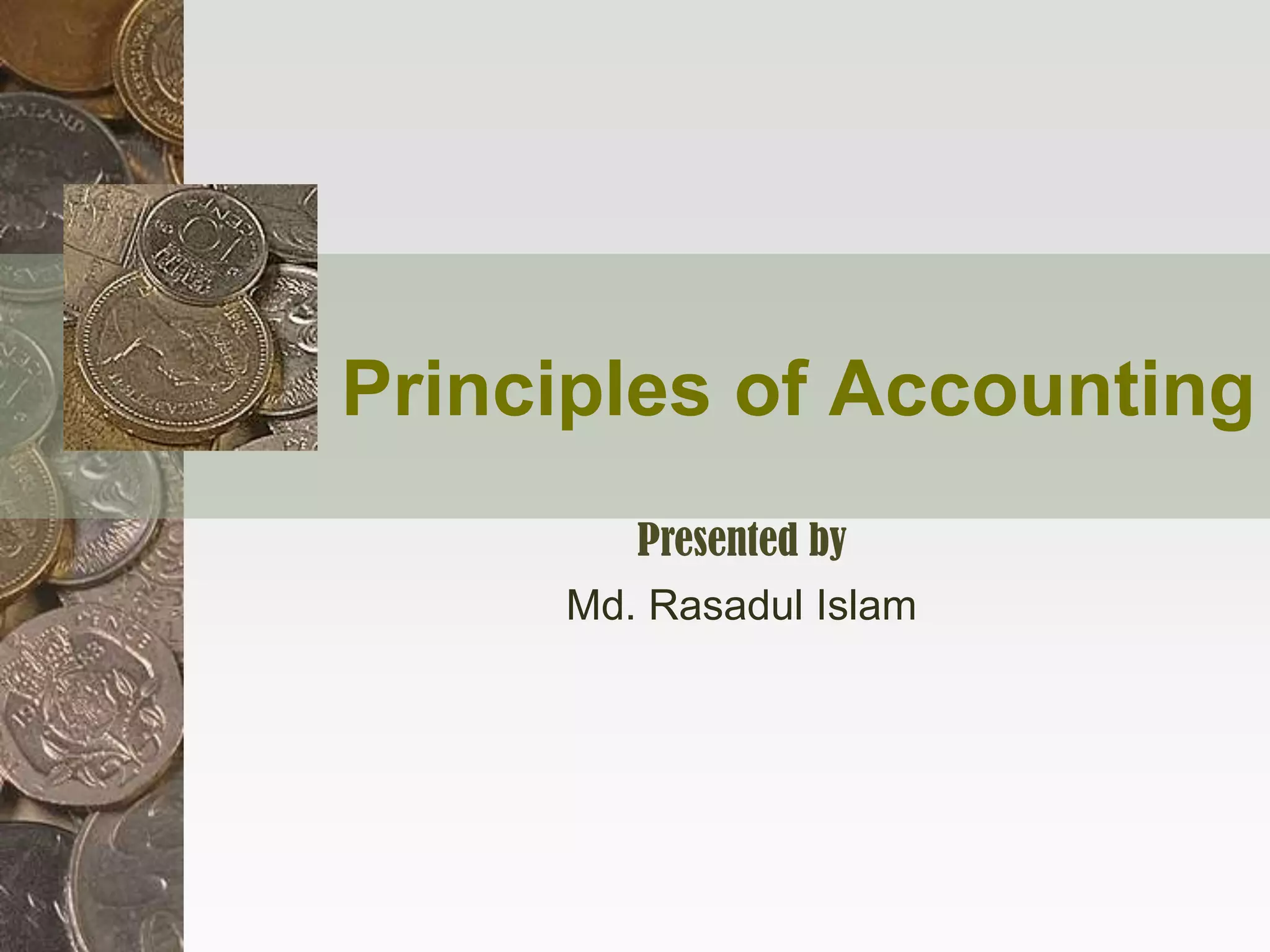 Principles of accounting | PPTX