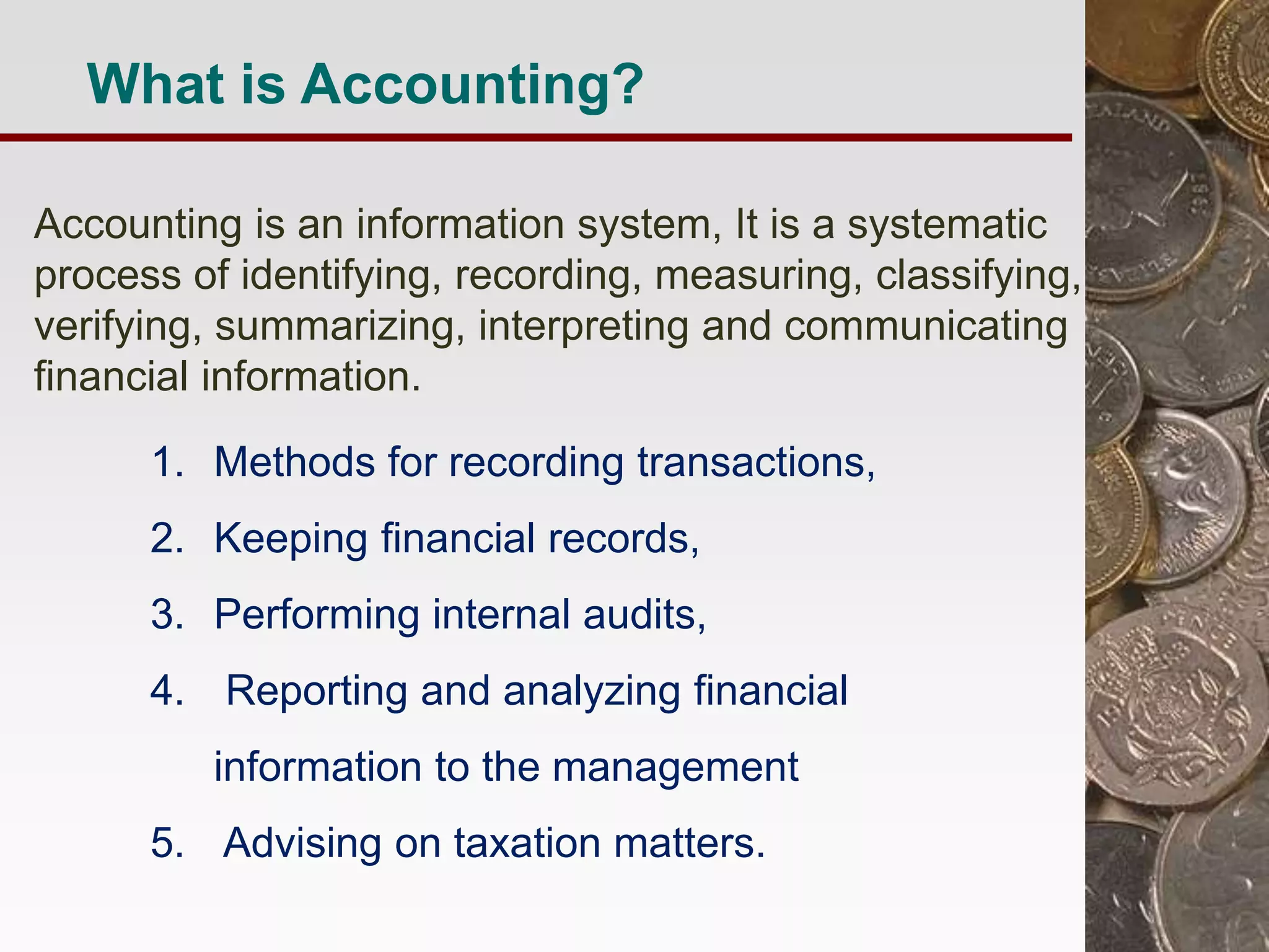 Principles of accounting | PPTX