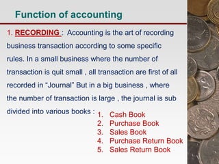 Principles of accounting | PPTX