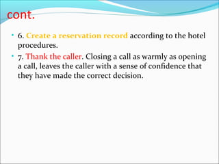 Reservation | PPT