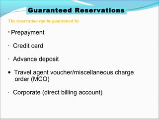 Reservation | PPT