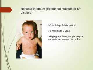 Rashes in infants and children | PPTX
