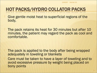 DR. Rashi Hot Packs | PPT