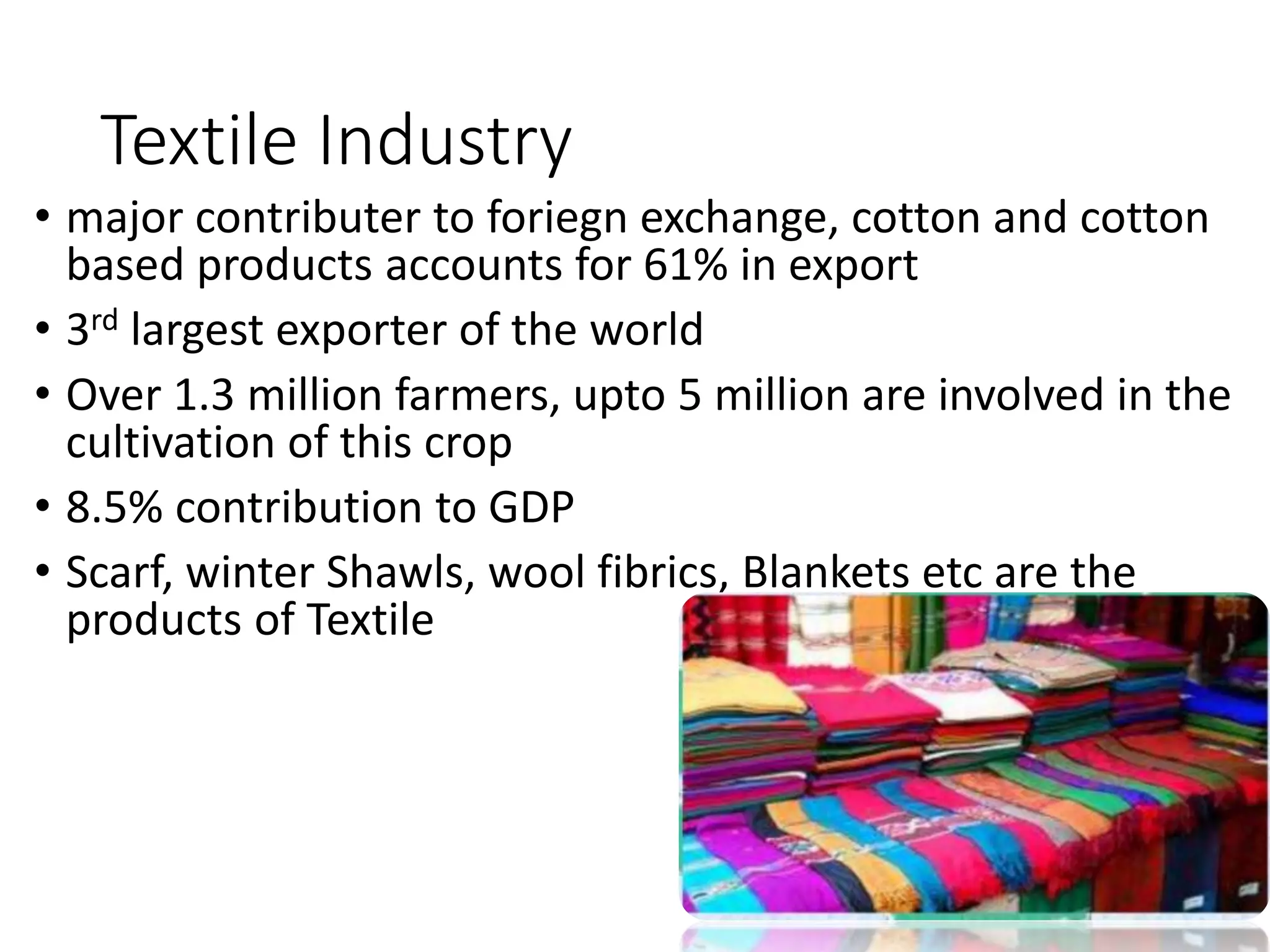 Role Of Industries In The Economy Of Pakistan | PPT