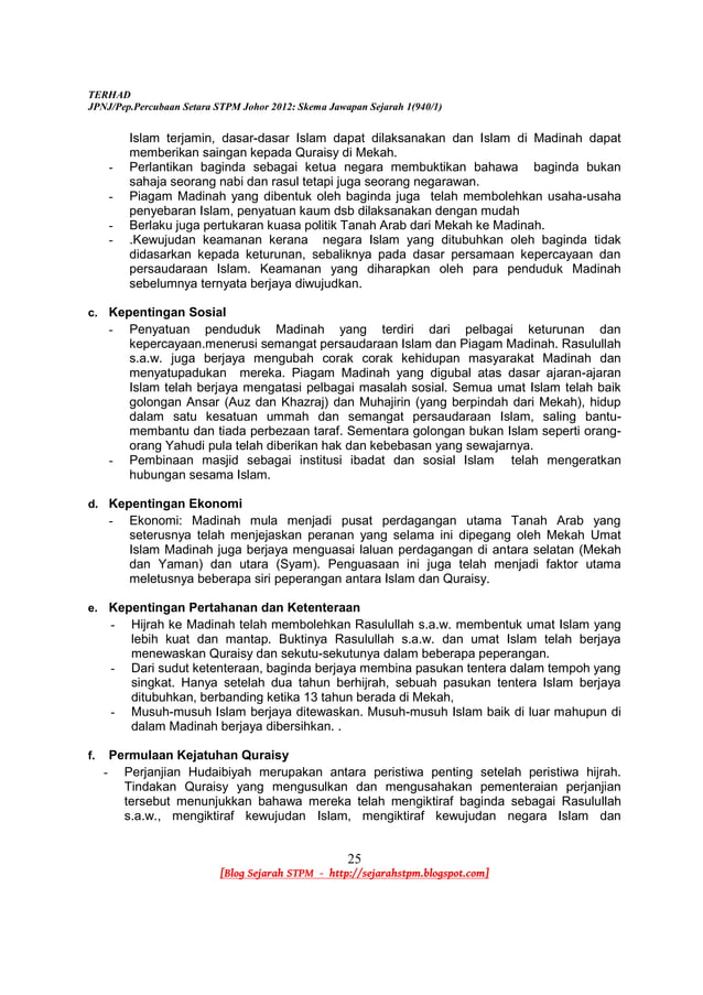 Rashman skema jawapan sejarah 1 johor 2012 | PDF