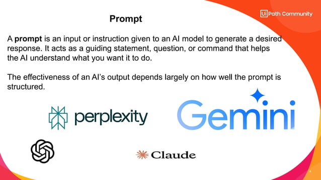 UiPath NY AI Series: Session 2: UiPath Generative AI Capabilities | PPT