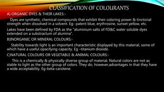 Rashmi nasare coloring agent | PPTX