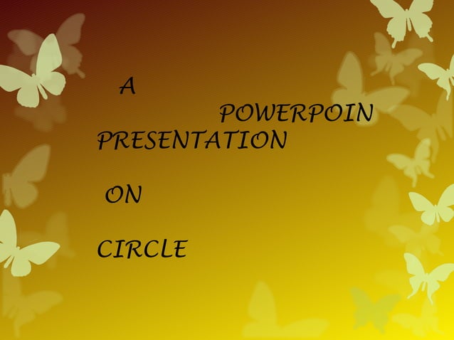 ppt on circles | PPT