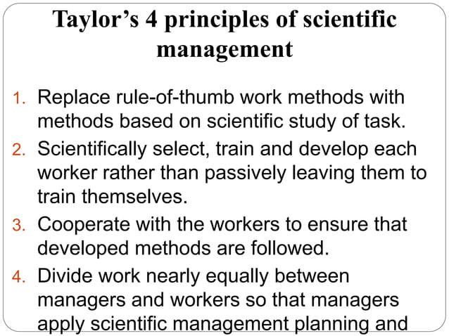 F.W.Taylor-Father of scientific management | PPTX