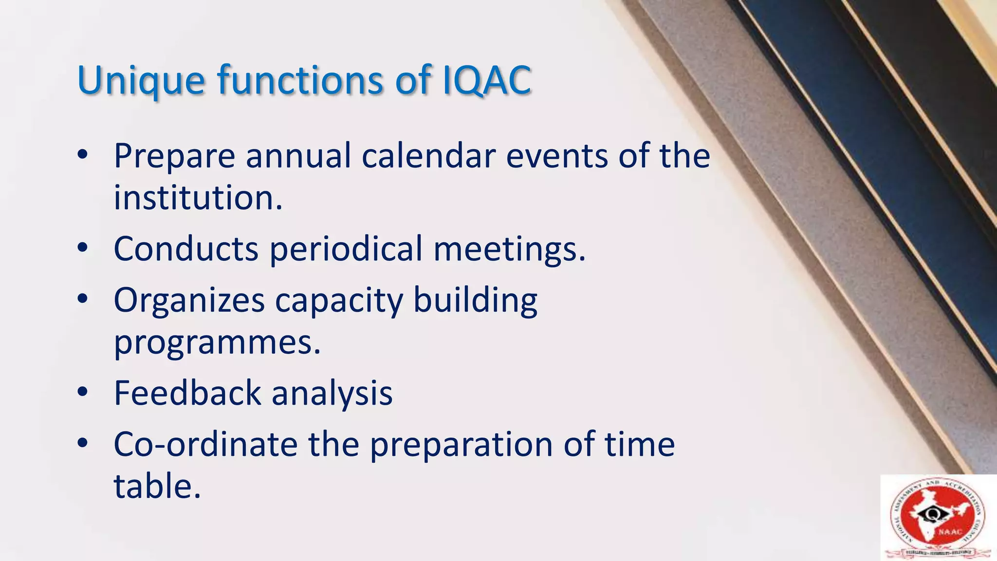 IQAC Coordinator naac | PPTX