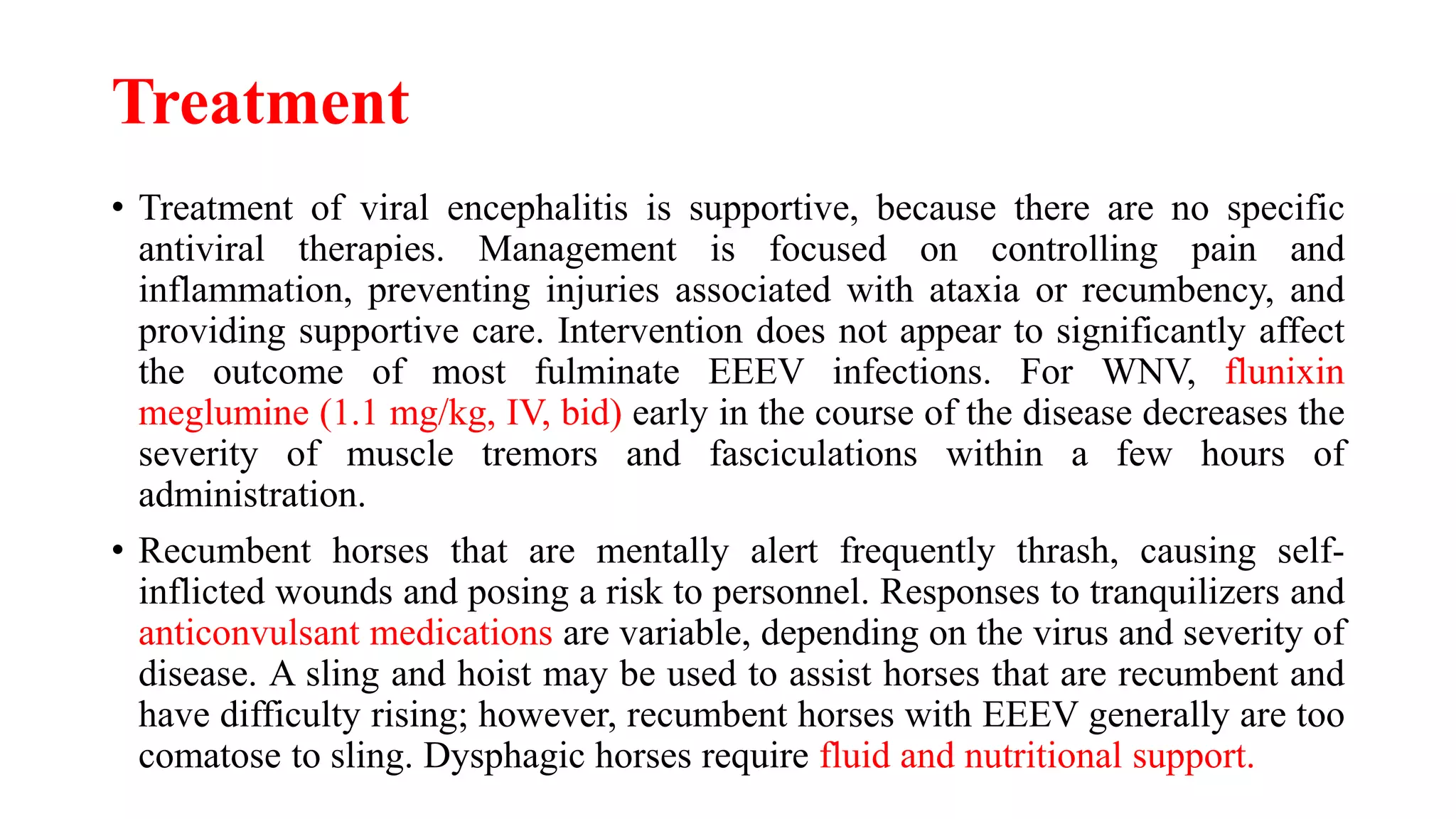Viral encephalomyelitis of horse | PPTX