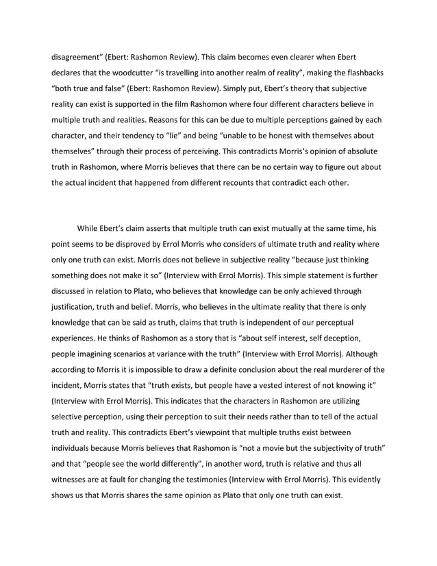 Rashomon final draft | DOCX