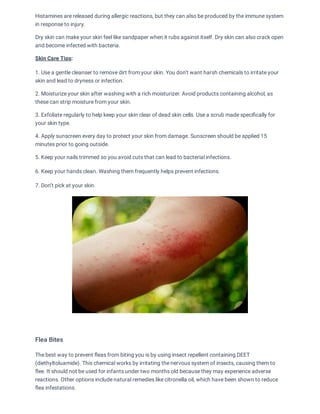 Rash On Skin That Itches - How to Make a Rash Go Away Fast and Easily | PDF
