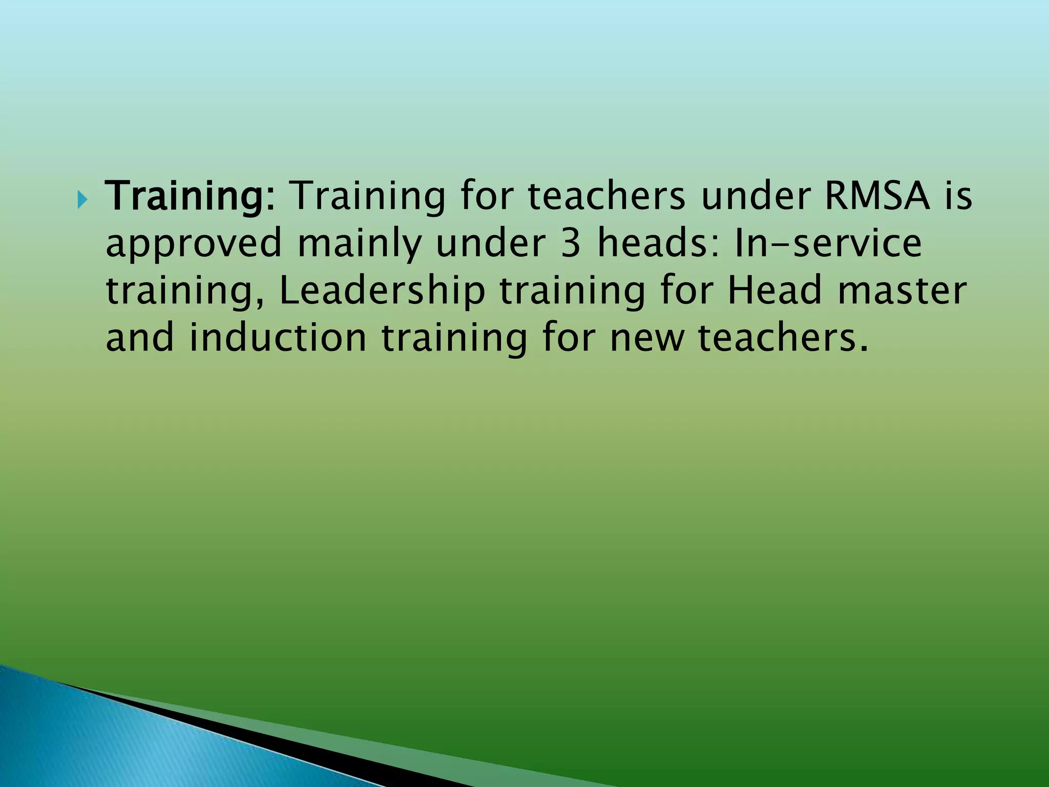 Rashtria Madhyamik Shiksha Abhiyan (rmsa) | PPTX