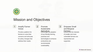 Farmers association in Uttar Pradesh | Rashtriya Kisan Manch | PPT