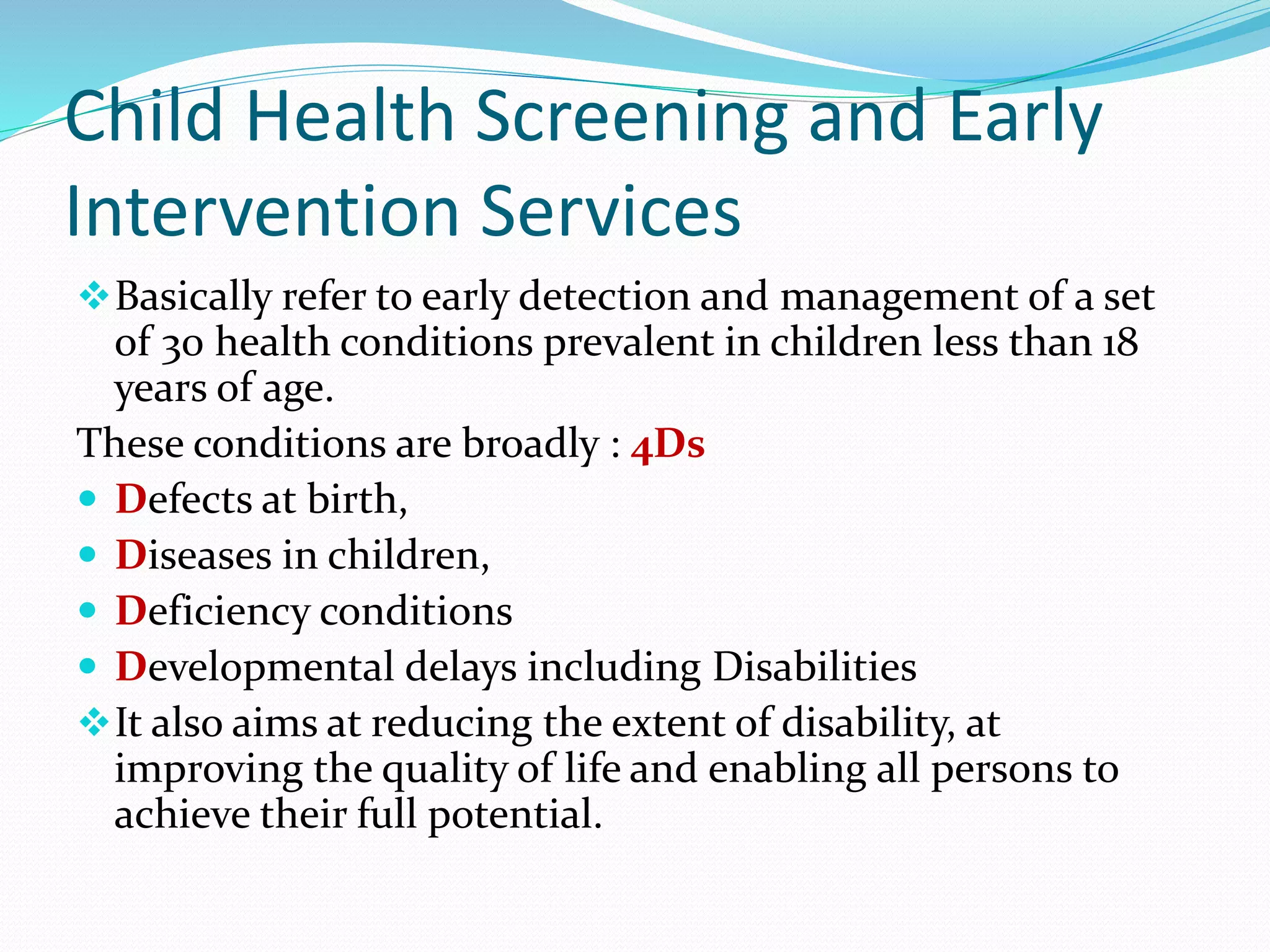 Rashtriya bal swasthya karyakram (rbsk) | PPTX