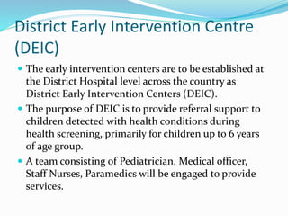 Rashtriya bal swasthya karyakram (rbsk) | PPTX