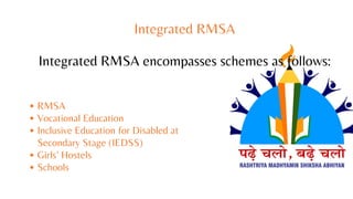 Rashtriya madhyamik shiksha abhiyan (RMSA) | PDF