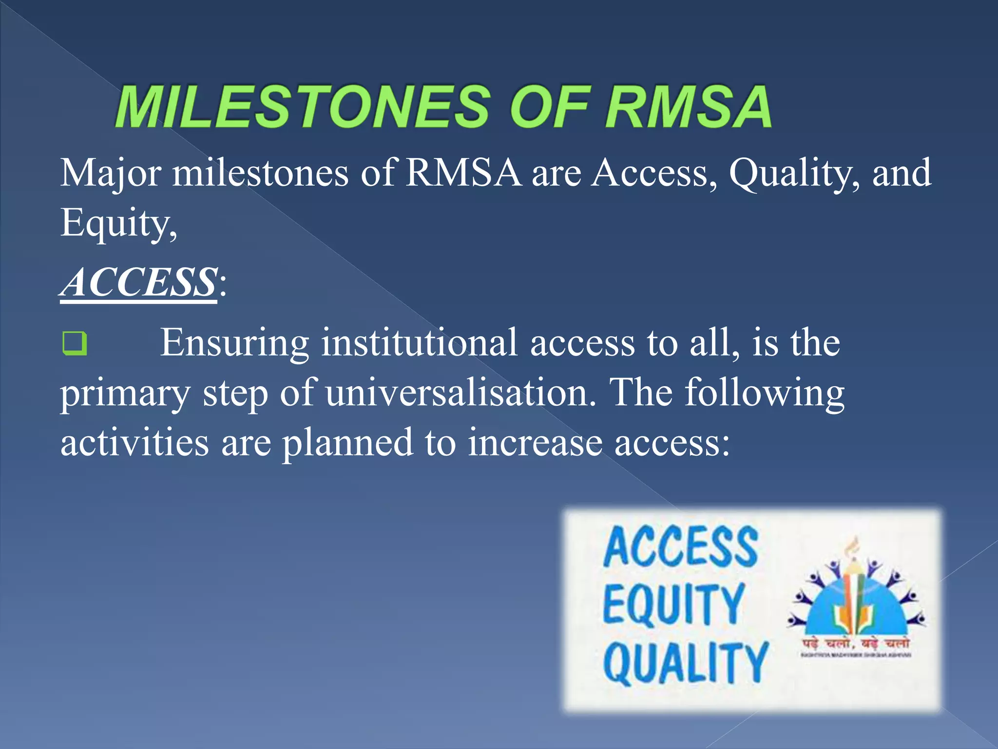 Rashtriya madhyamik shiksha abhiyan rmsa | PPTX