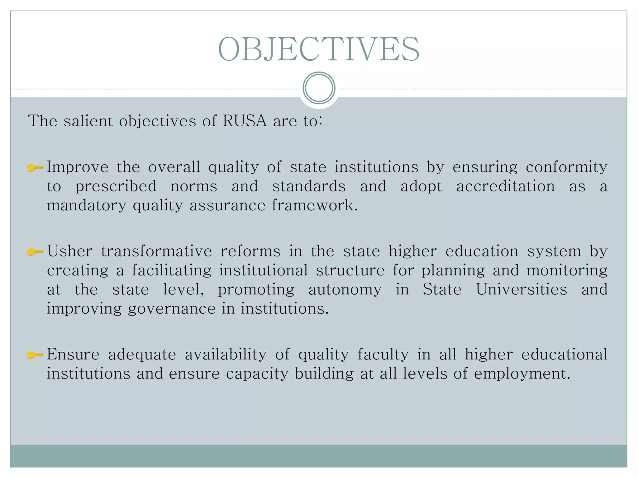 Rashtriya Uchchatar Shiksha Abhiyan (RUSA) | PPTX