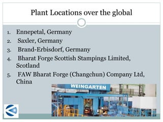 Bharat Forge Limited- Company Analysis | PPTX