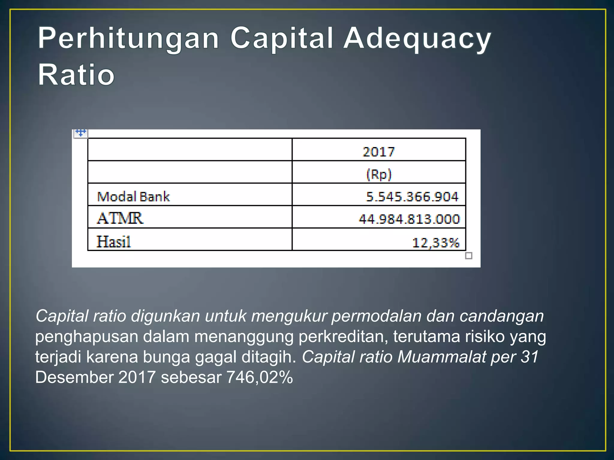 Rasio - Rasio Keuangan Beserta Contoh Perhitungan. | PPT