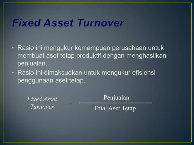 Rasio - Rasio Keuangan Beserta Contoh Perhitungan. | PPT