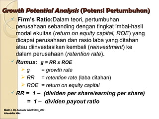 Rasio rasio keuangan | PPT