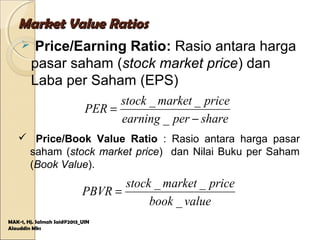 Rasio rasio keuangan | PPT