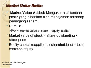 Rasio rasio keuangan | PPT