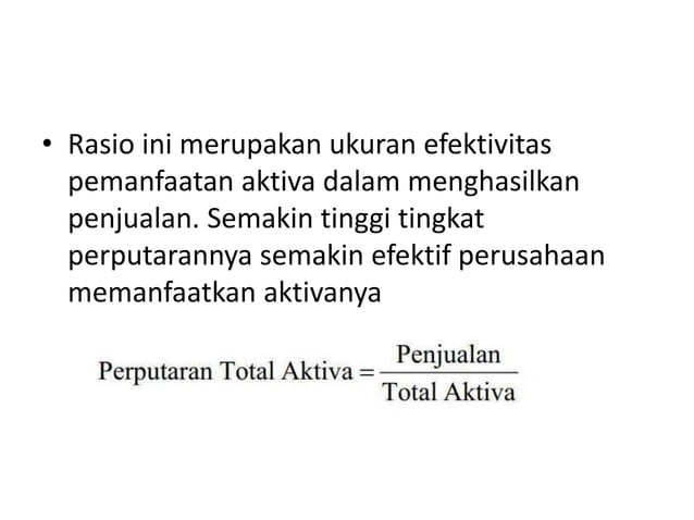 RASIO_AKTIVITAS_.ppt, perputaran utang,Perputaran persediaan | PPT