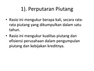 RASIO_AKTIVITAS_.ppt, perputaran utang,Perputaran persediaan | PPT