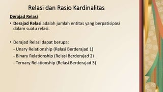 Rasio Kardinalitas | PPT