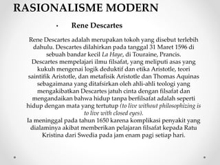 Rasionalisme Klasik dan Modern.pptx