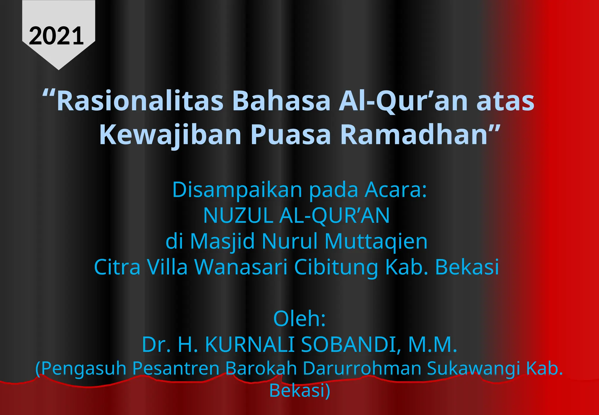 RASIONALITAS BAHASA AL-QUR'AN ATAS KEWAJIBAN PUASA RAMADHAN.ppt